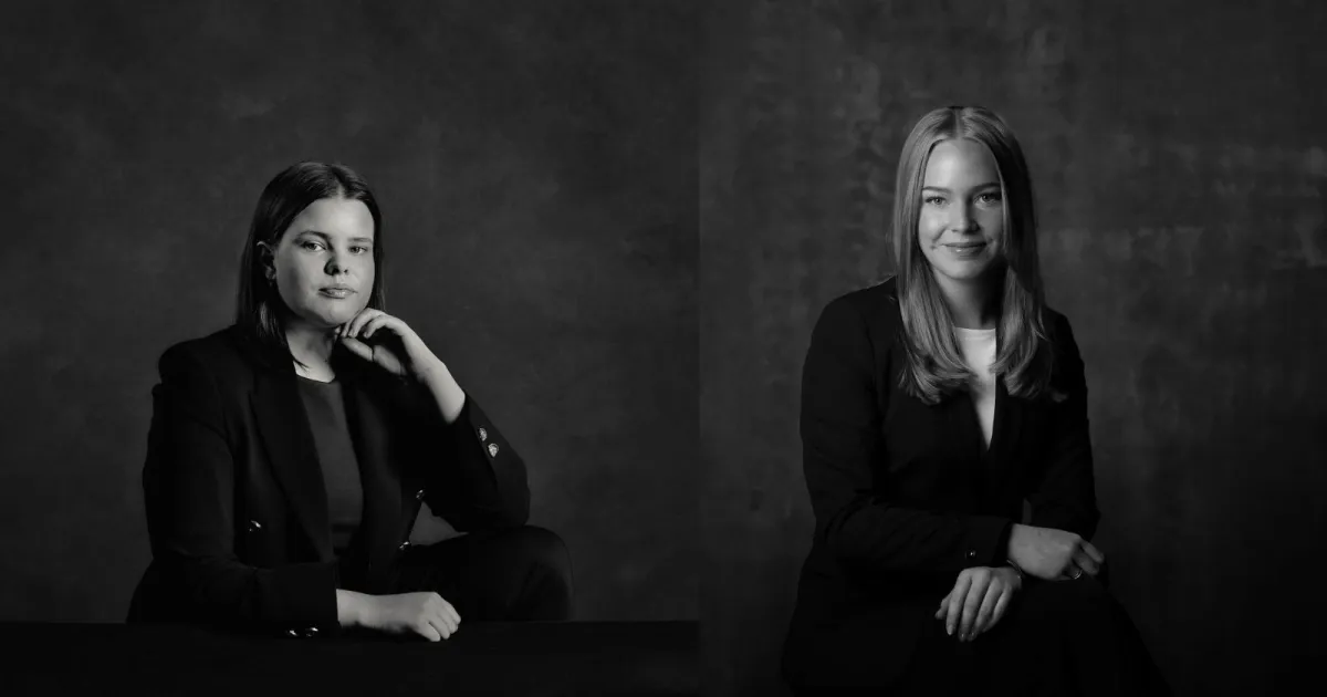 Patricia Finnström and Sara Huldin new Associates | DKCO Attorneys at law
